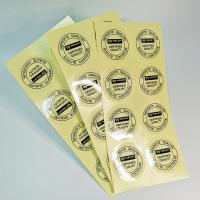China Clear Vinyl BOPP Adhesive Label Stickers Flexo PET Film Self Adhesive Synthetic Paper for sale