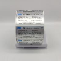 China PET BOPP Adhesive Label Stickers Waterproof Industrial Matte Silver Label for sale