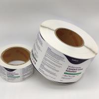 China Printed Package 30ml Bottle Adhesive Sticker Paper BOPP Laminate Sticker Paper for sale