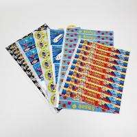 China BOPP Film Adhesive Label Stickers Varnish Glossy Matte Laminated Sticker Paper for sale
