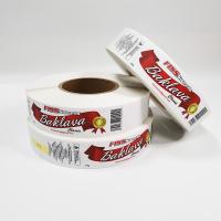 China Matte Bottle Packaging Label Stickers CMYK Waterproof Synthetic Paper Label Roll for sale