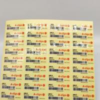 China Logo Print Pantone Color Stickers Customized Waterproof Glossy Roll Vinyl Sticker for sale