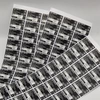 China BOPP Paper Packaging Label Stickers Waterproof Varnishing Industrial Adhesive Labels for sale