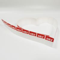 China Rectangular BOPP Custom Retail Labels Writable Clear Waterproof Printable Sticker Paper for sale