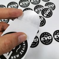 China BOPP Custom Retail Labels Varnishing Rotary Printable Vinyl Sticker Paper for sale