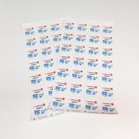 China Permanent Custom Retail Labels Rectangular CMYK BOPP Tag Price Label Stickers for sale