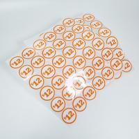 China Glossy Custom Retail Labels BOPP Film Price Tag Adhesive CMYK Circle Sticker Labels for sale