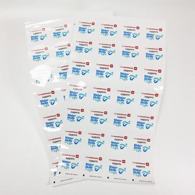 China Permanent Custom Retail Labels Rectangular CMYK BOPP Tag Price Label Stickers for sale