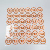 China Glossy Custom Retail Labels BOPP Film Price Tag Adhesive CMYK Circle Sticker Labels for sale