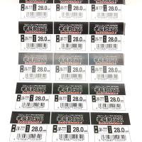 China Removable Glue Custom Retail Labels Supermarket Adhesive Retail Shelf Labels for sale