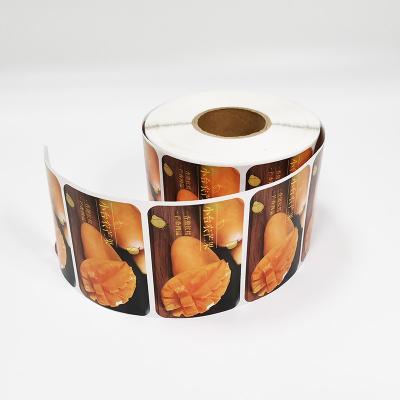 China Removable Food Adhesive Labels for sale