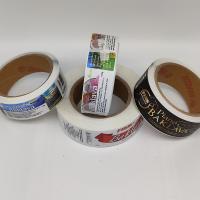 China Waterproof Removable Printable Labels Chocolate Packaging Food Labels for sale