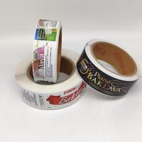 China Waterproof Removable Printable Labels Chocolate Packaging Food Labels for sale