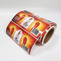 China CDR Custom Waterproof Stickers Removable CMYK Label In Food Packaging for sale