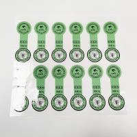 China Green Lollipop Food Adhesive Labels Die Cut Stickers For Sealing Boxes Pantone PMS for sale