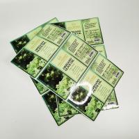 China CMYK Digital Food Package Labelling BOPP Personalised Self Adhesive Labels for sale