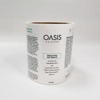 China Glassine Paper Cosmetic Bottle Labels CMYK White Label Cosmetic Products for sale