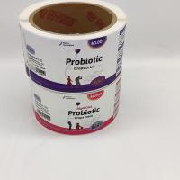 China BOPP PET Label Pharmaceutical Products Pharma Jar Labels Removable Adhesive for sale