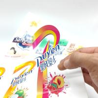 China CMYK Cosmetic Sticker Design Rectangular PVC Pantone Cosmetics White Label for sale