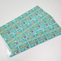 China Glossy Removable Matte Sticker Paper Waterproof Synthetic Laundry Detergent Stickers for sale