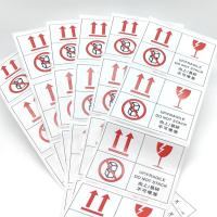 China Glossy Laminate Warning Label Stickers BOPP Oval Waterproof Vinyl Sticker Paper for sale
