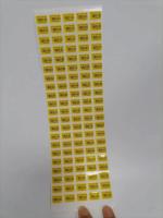 China Extra Small Size Adhesive Barcode Labels For Electronic Components Circuit Board for sale