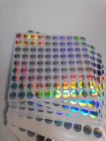 China Easy Peel Holographic Seal Stickers Uv Resist Printing Durable Waterproof Vinyl for sale