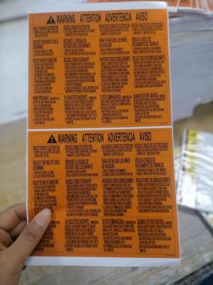 China Custom Waterproof Metallic Stickers For Packaging Labels Silver Polyester  for sale