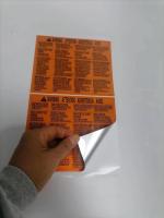 China Custom Waterproof Metallic Stickers For Packaging Labels Silver Polyester  for sale