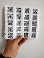 China Kiss Cut Different Sizes Custom Smart Qr Sticker Labels Stickers for sale