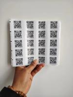 China Kiss Cut Different Sizes Custom Smart Qr Sticker Labels Stickers for sale