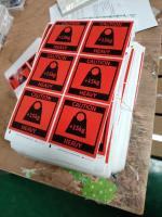 China CMYK Digital Print Tech Product Identifying Stickers For Product Identification for sale