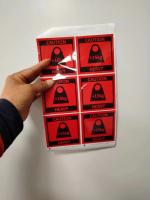 China CMYK Digital Print Tech Product Identifying Stickers For Product Identification for sale