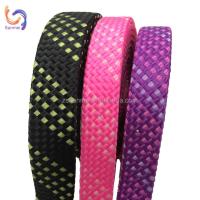 China 50-Meter PP Braided Webbing Tape 0.5-11cm Width with Strong Reflective Colors for Pet Leashes and Industrial Use for sale