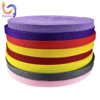 China High Tenacity Polypropylene Webbing Tape 20mm-50mm Width for Garment Reinforcement with 1.1-1.2mm Thickness for sale