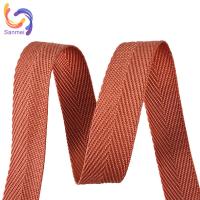 China Eco-Friendly Polypropylene Webbing Strap Tape 0.5-11cm Width Herringbone Pattern for Garment Bags for sale