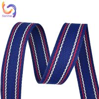 China Custom 25mm High Tenacity Woven Luggage Webbing Strap - Polyester/PP Material 0.5-11cm Width Options for sale