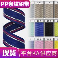 China Custom 25mm High Tenacity Woven Luggage Webbing Strap - Polyester/PP Material 0.5-11cm Width Options for sale