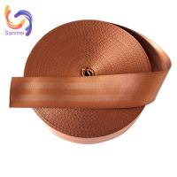 China High Tenacity Polyester Nylon Car Seat Webbing 0.5-11cm Width for Bus Airplane Train Helicopter Seating for sale