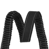China 25mm Custom Dog Leash Webbing - High Tenacity Pet Strap Band with Reflective Elastic in 0.5-11cm Widths for sale