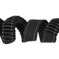 China 25mm Custom Dog Leash Webbing - High Tenacity Pet Strap Band with Reflective Elastic in 0.5-11cm Widths for sale