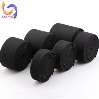 China Reusable Polyester/Nylon Twill Elastic Band 0.5-11cm Width Colorful Webbing for Clothing Manufacturing for sale