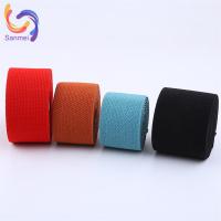 China Reusable Polyester/Nylon Twill Elastic Band 0.5-11cm Width Colorful Webbing for Clothing Manufacturing for sale