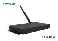 China WIFI BT LAN 4G Optional Media Player Box LVDS EDP HD Metal Digital Signage Media Player for sale