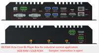 China RK3588 8K Industrial HD Media Player Box RS232 RS485 Dual Lan 5g Wifi 5.0bt DP for sale