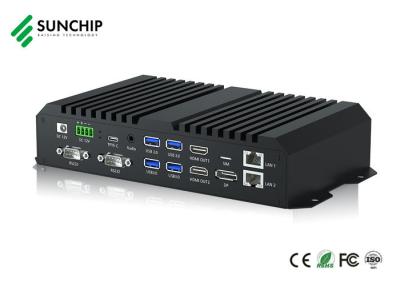 China Dual Ethernet HD Media Player Box RK3588 8K AIOT Box Industrial Edge Computing for sale