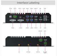 China RK3588 Embedded HD Media Player Box 4K Hardware Decoding Industrial Control Box for sale