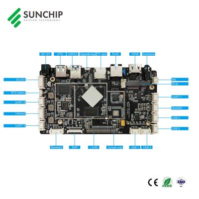 China LVDS HDMI 4K ARM Android Motherboard RK3566 Quad Core For Interactive Touch Screen for sale