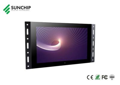 China Android Network Version Open Frame LCD Advertising Display Metal Case With WIFI LAN for sale