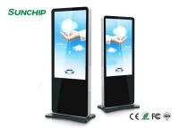 China UHD Indoor Multi Touch LCD Display Kiosk Floor Standing Advertising Display for sale